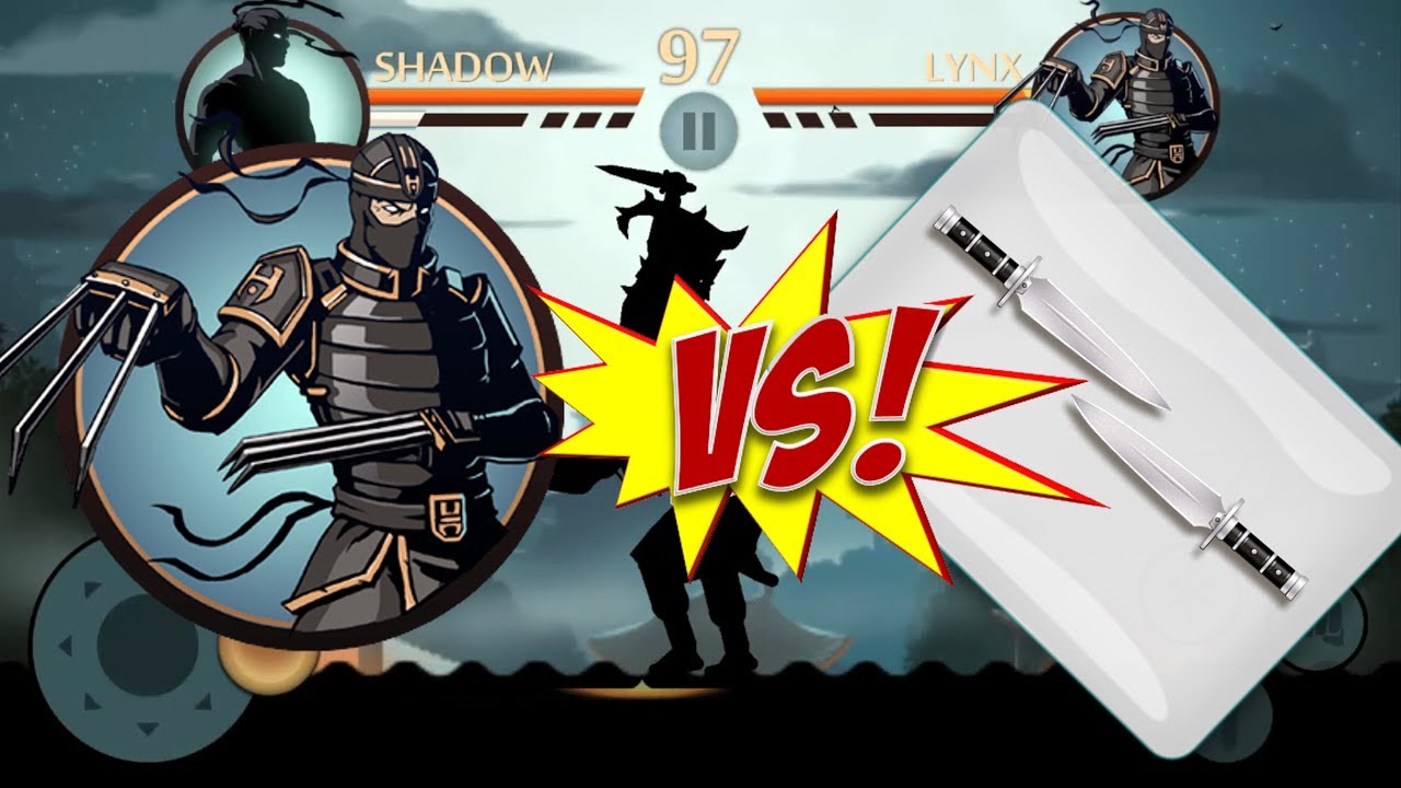 shadow fight 2 defeating lynx with daggers - YouTube
