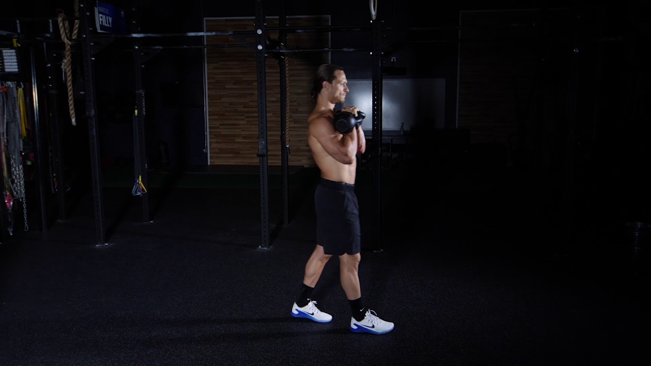 Dual Kettlebell Front Rack Carry - YouTube