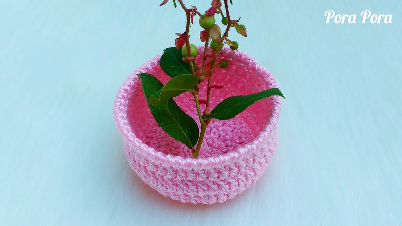 Crochet Basket Tutorial For Beginners - YouTube