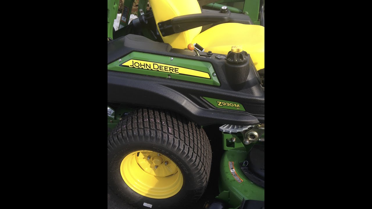 John Deere Z930M EFI Cold Start - YouTube