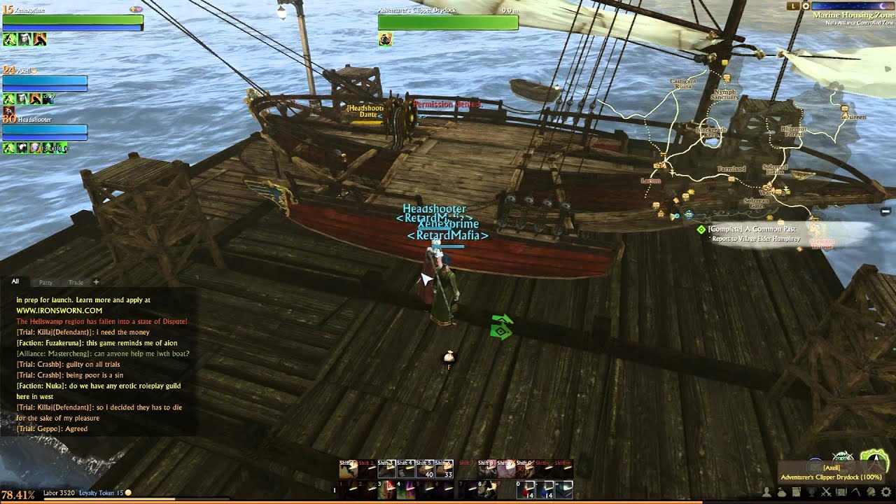 Archeage Online: Consructing a Boat and Setting Sail! - YouTube
