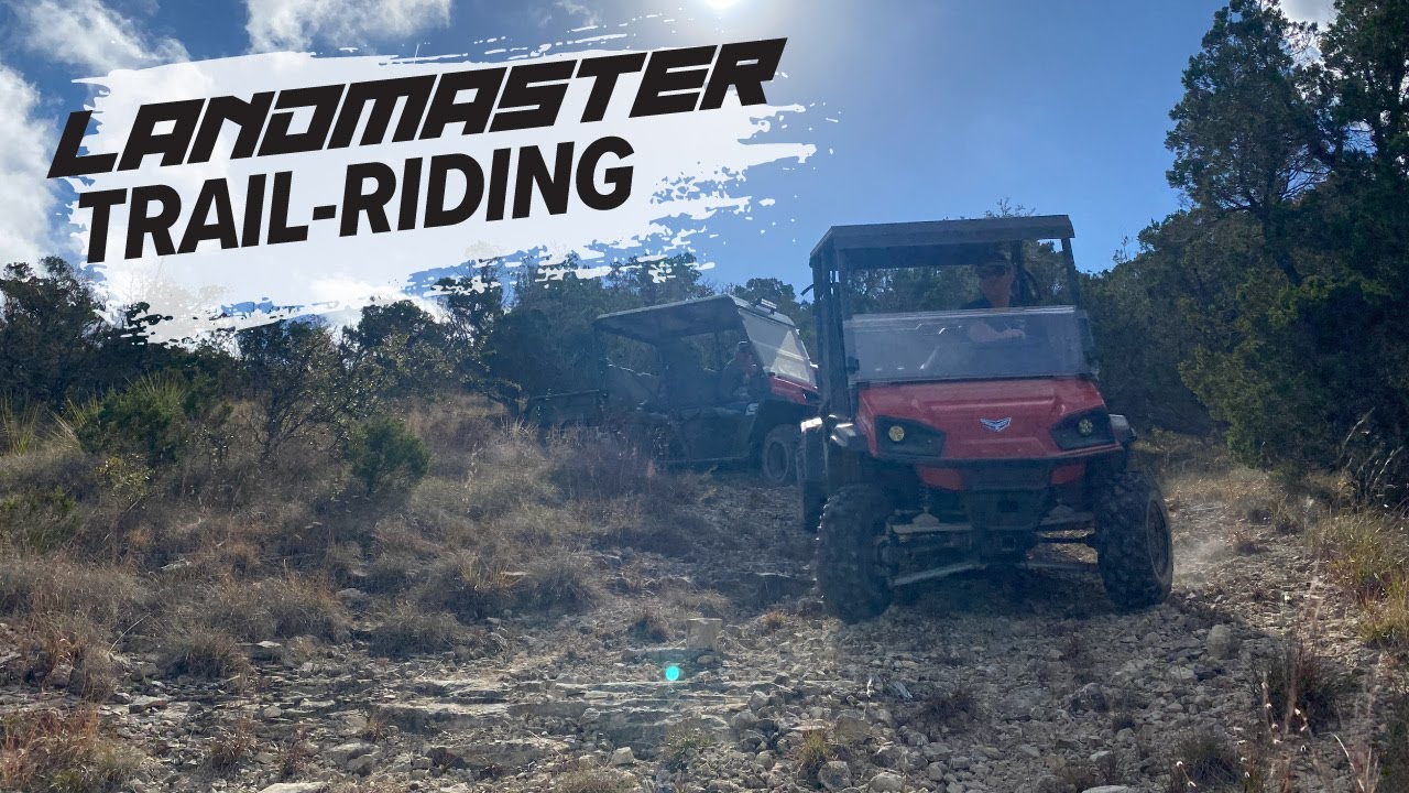 Trail Riding The 2021 Landmaster UTVs - American Landmaster - YouTube