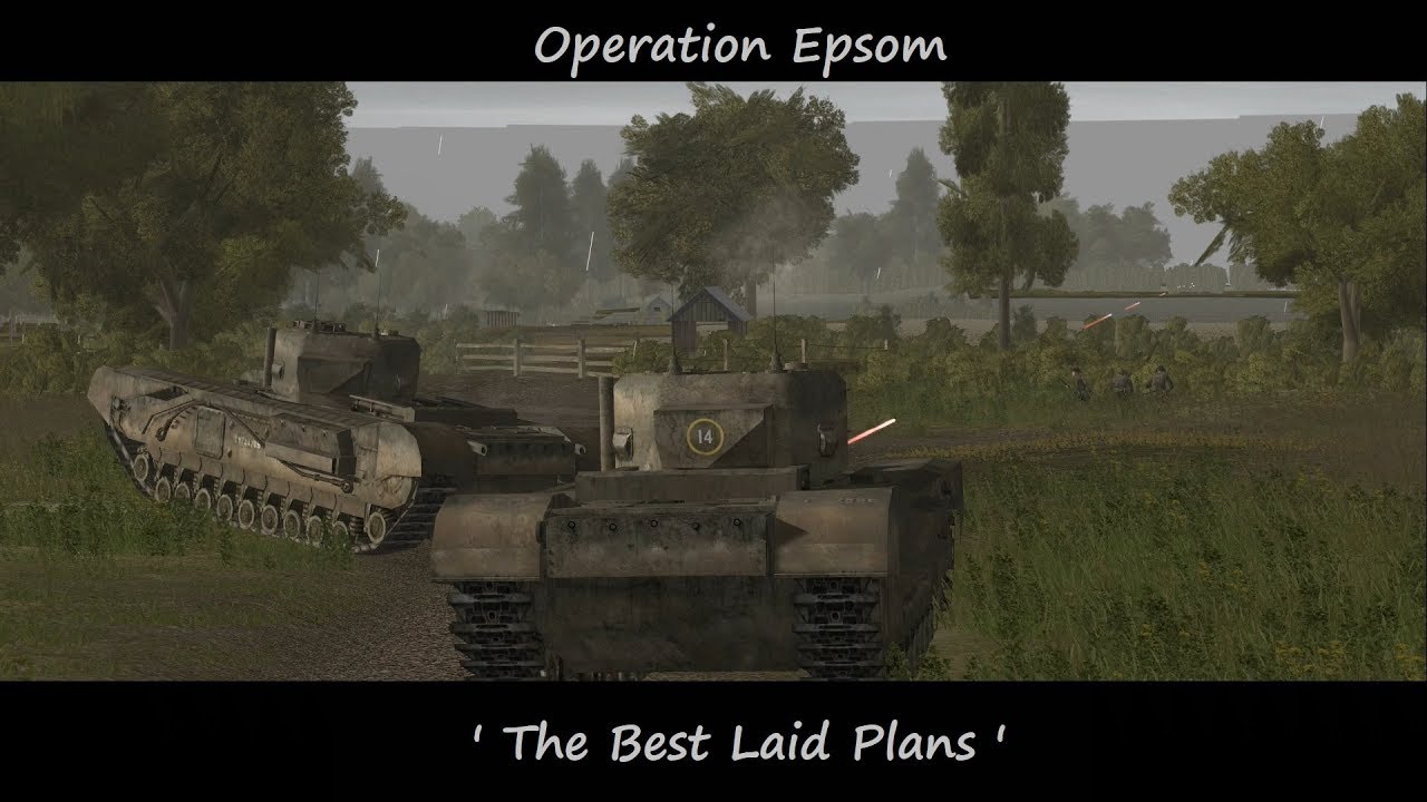 Combat Mission, Operation Epsom. Battle #1 - The Best Laid Plans - YouTube