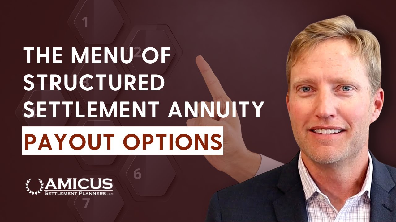 The Menu of Structured Settlement Annuity Payout Options - YouTube