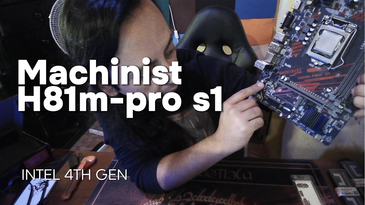 Machinist H81m pro s1 - Intel 4ta Generación - YouTube