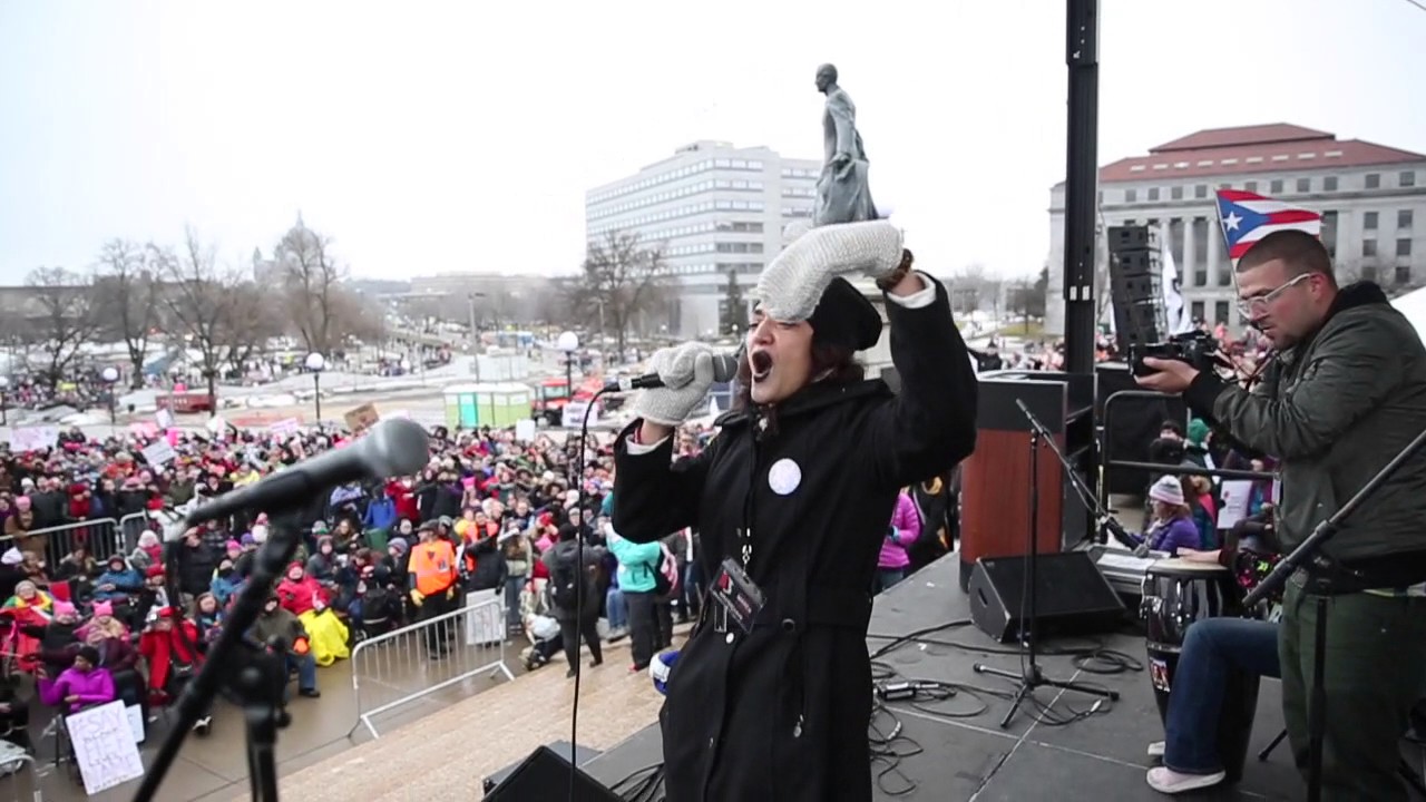 Maria isa @ Womens March on Washington (Minnesota) - YouTube