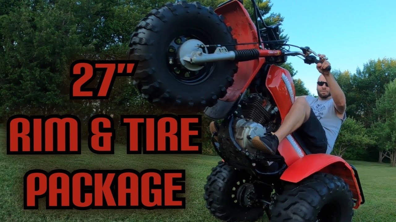 HONDA Big Red 250 27” Rim & Tire Package BVC TRIKES - YouTube