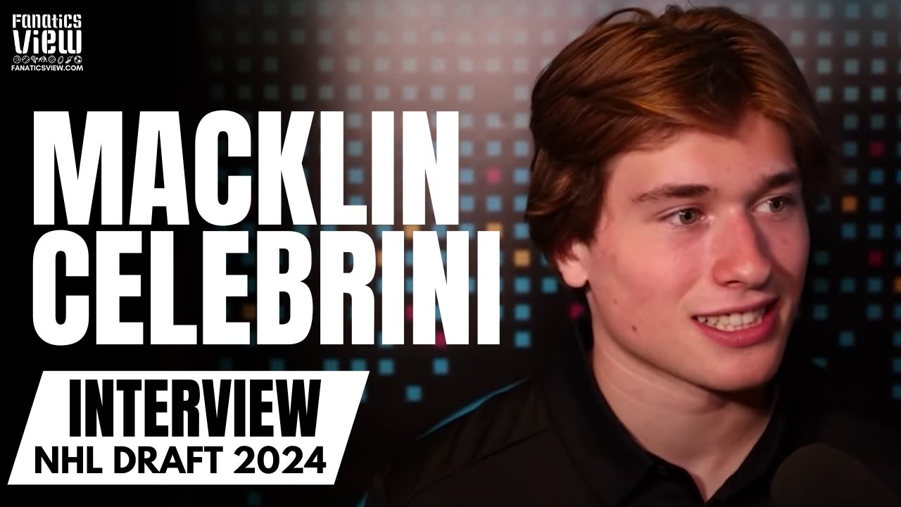 Macklin Celebrini talks Impressions of San Jose Sharks, Brother Aiden ...