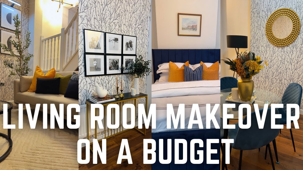 LIVING ROOM MAKEOVER ON A BUDGET|Decorating a Client’s 3 Bedroom House ...