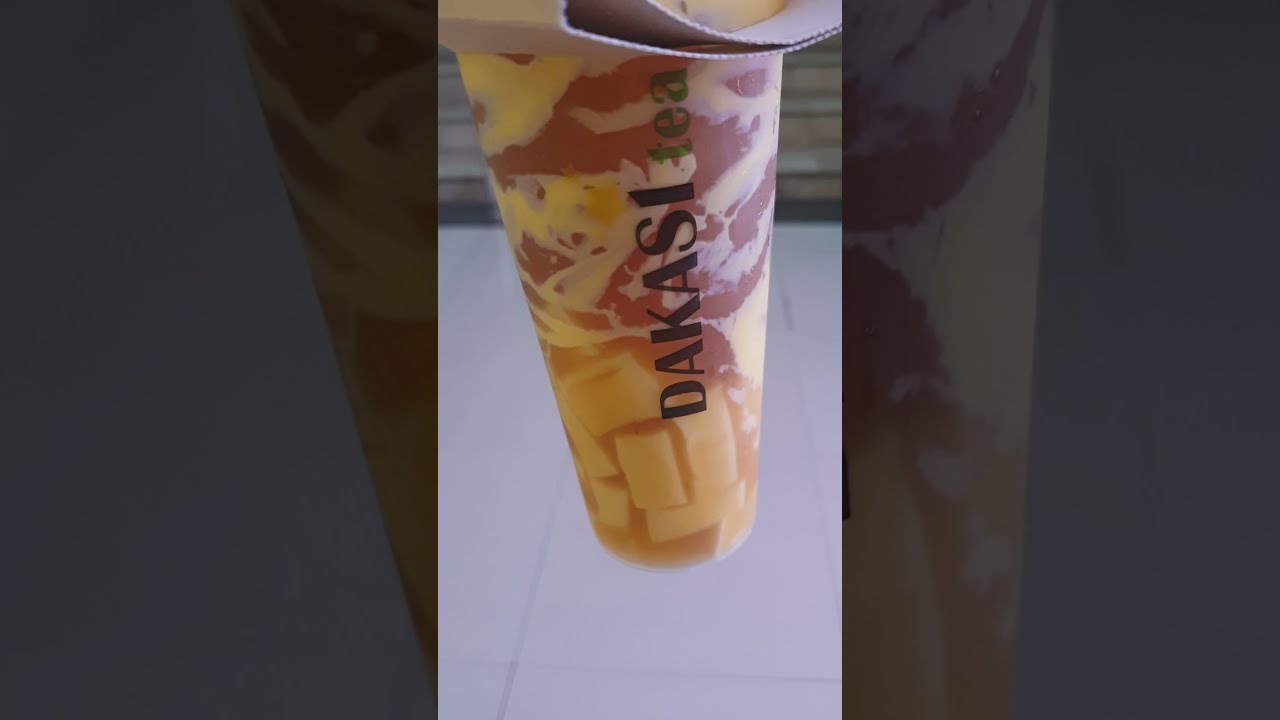 New Milktea Product from Dakasi | Creme Brulee Series ( Okinawa) - YouTube