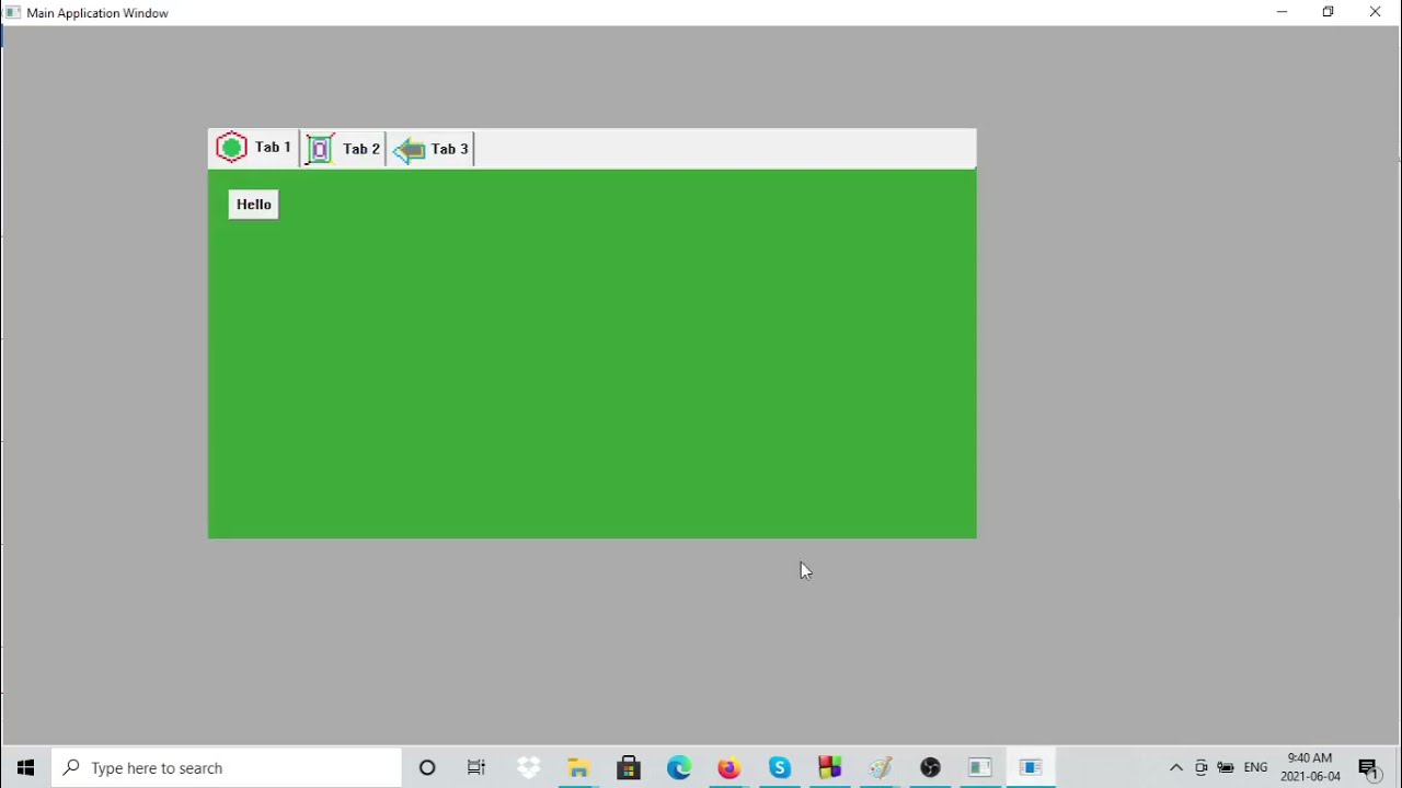 Video 18 Tab Control Window Creation - YouTube