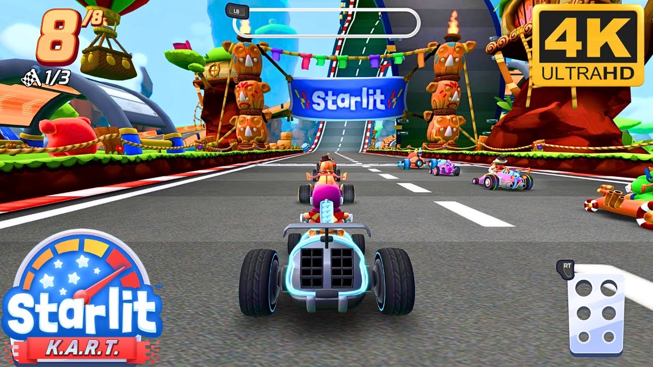 Starlit Kart Racing Short Gameplay In 4K - 2023 Update - YouTube