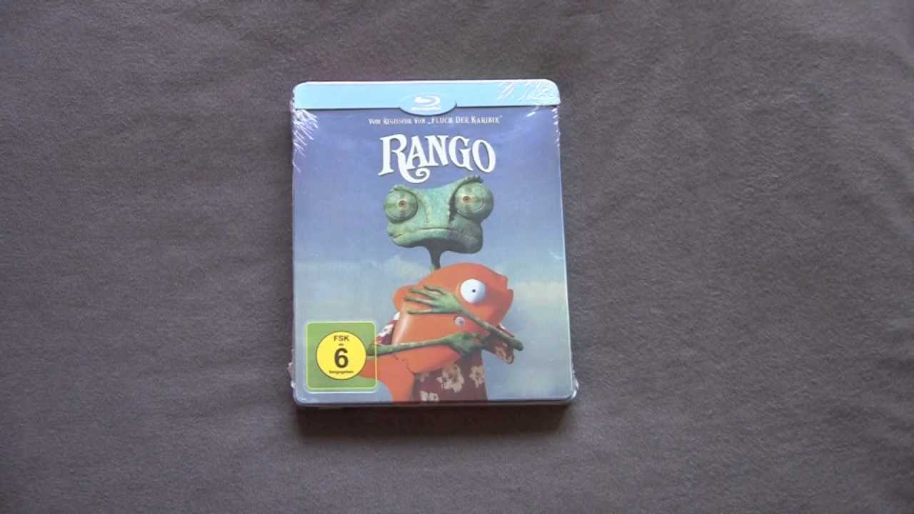 RANGO blu-ray steelbook unboxing - YouTube
