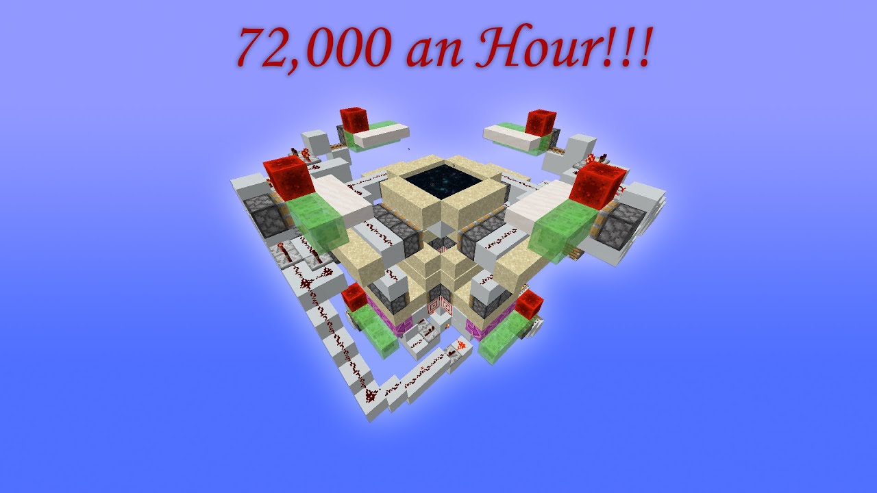 The FASTEST Concrete Duper for Minecraft 1.16 (72k Blocks/Hour) - YouTube