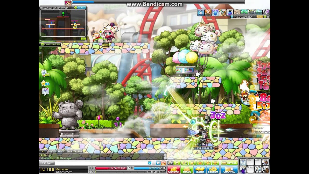 MapleSea s3xxyyyyyyyy Level 158 Mercedes Scar Solo - YouTube