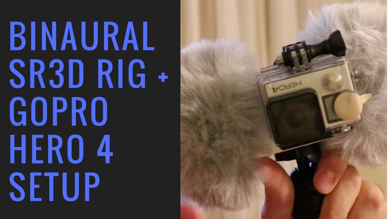 Simple Binaural Mic Setup With A GoPro Hero 4 - YouTube