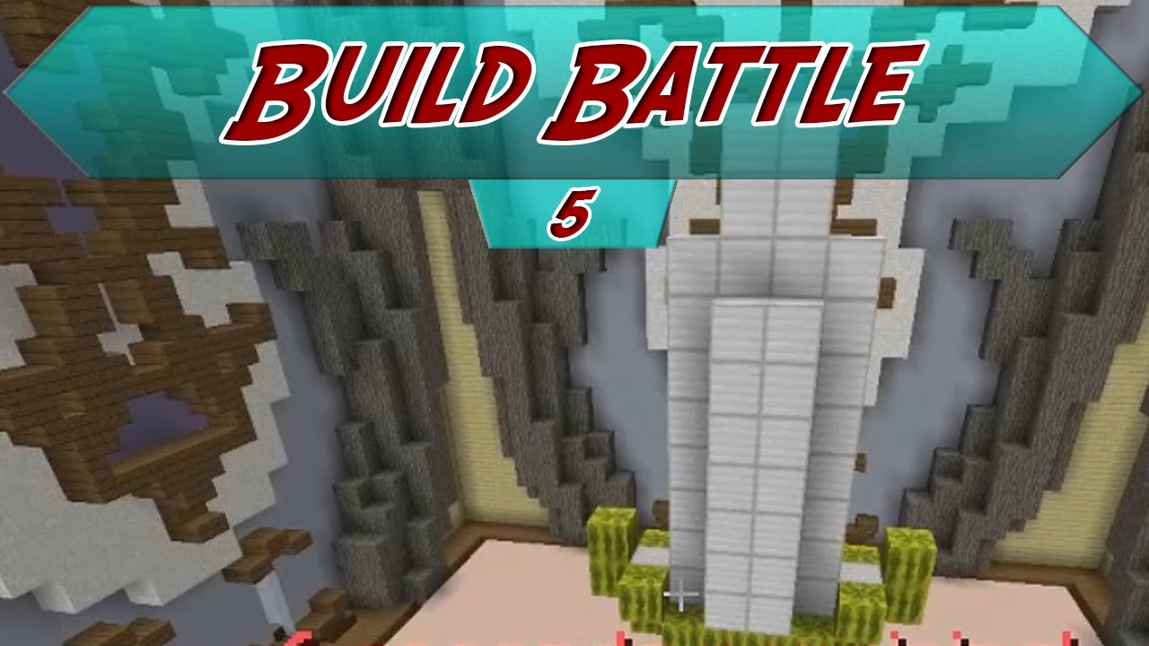 Minecraft: Build Battle! - Episode 5 - FRUIT SWORD! - YouTube