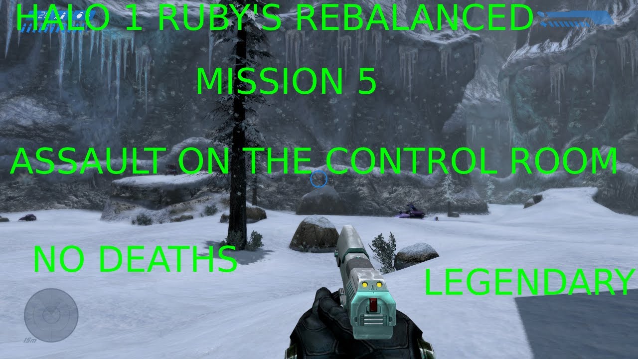 halo 1 ruby rebalanced mission 5 assault on the control room no deaths ...