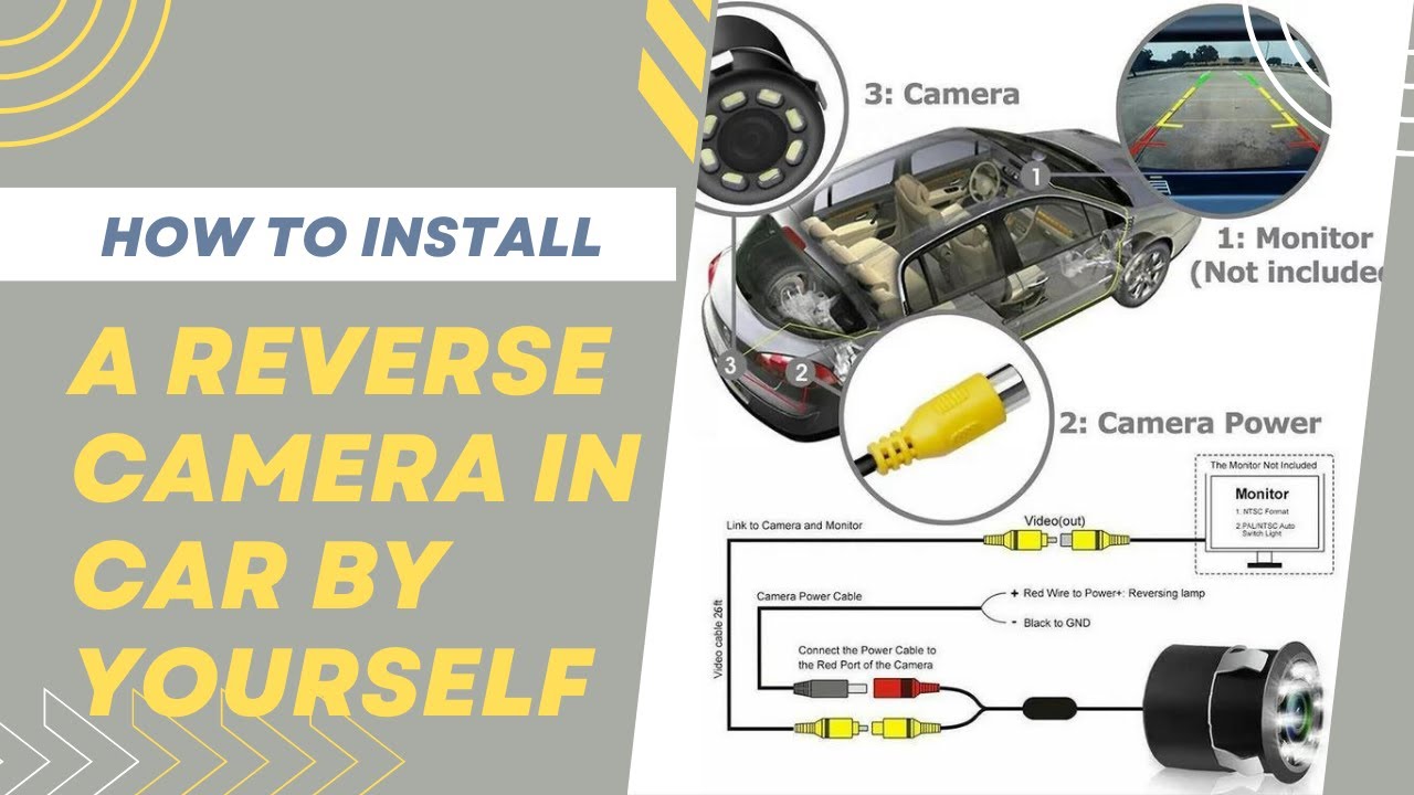 HOW TO INSTALL CAR REVERSE CAMERA | #CarReverseCameraInstallation # ...