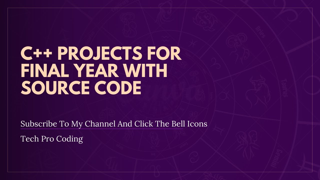 Top 20 C++ Projects With Source Code In 2022 | C++ Projects For Final