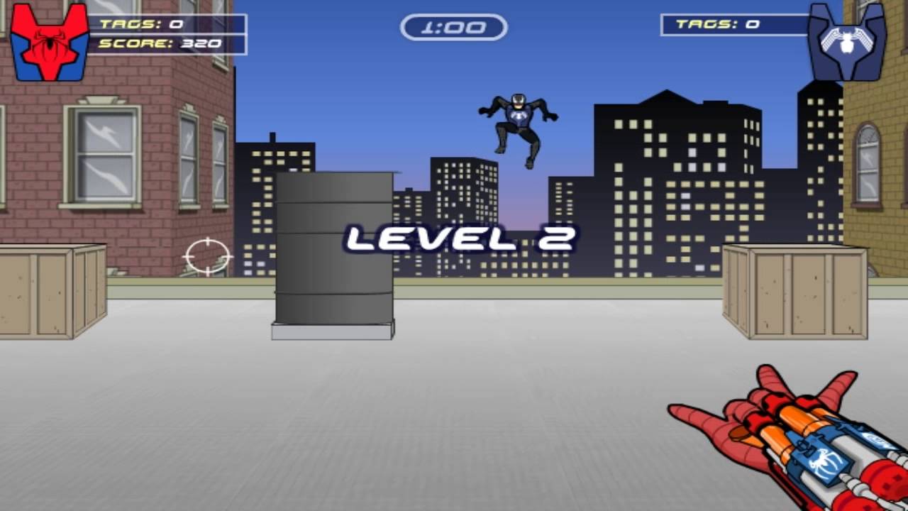 spiderman vs venom dart tag - YouTube