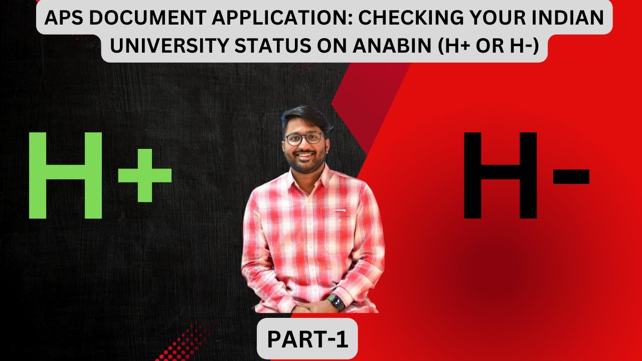 APS DOCUMENT APPLICATION | CHECKING YOUR INDIAN UNIVERSITY STATUS ON ...