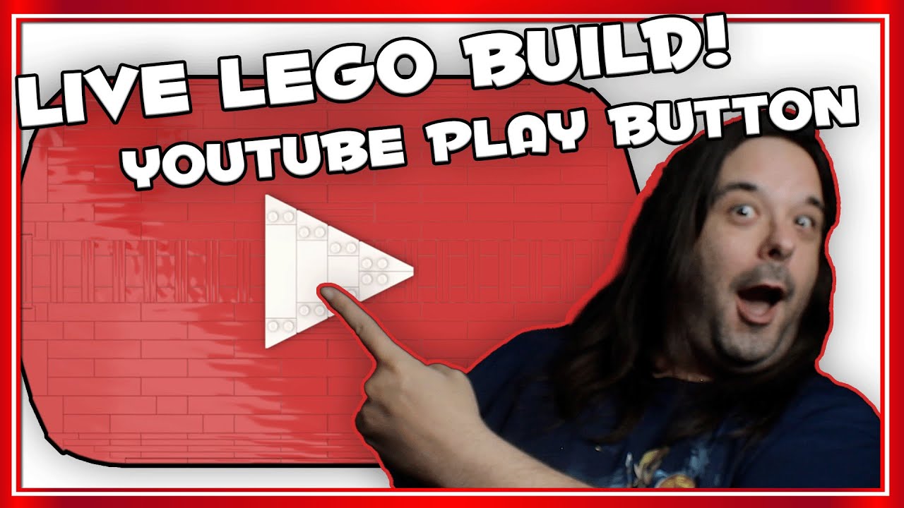 🔴Building the YouTube Logo with LEGOs LIVE! | Exclusive YouTube ...