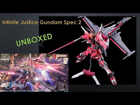 Unboxing of Infinite Justice spec 2#gundammodels #gundam # ...