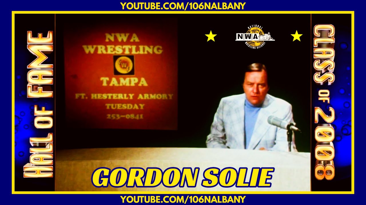 Gordon Solie Hall Of Fame Video Segment (2008) (Championship Wrestling ...