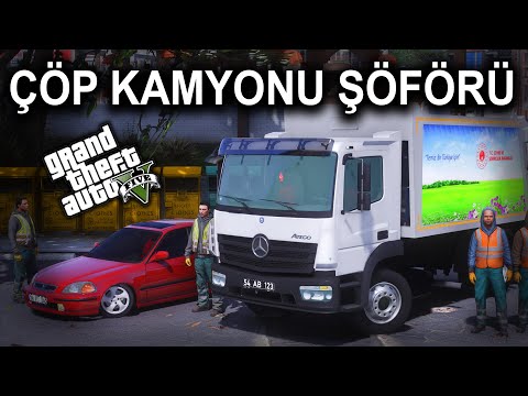 ÇÖPTEN PARAYI BULDUK ! - GTA 5 ÇÖPÇÜ MODU - GERÇEK HAYAT
