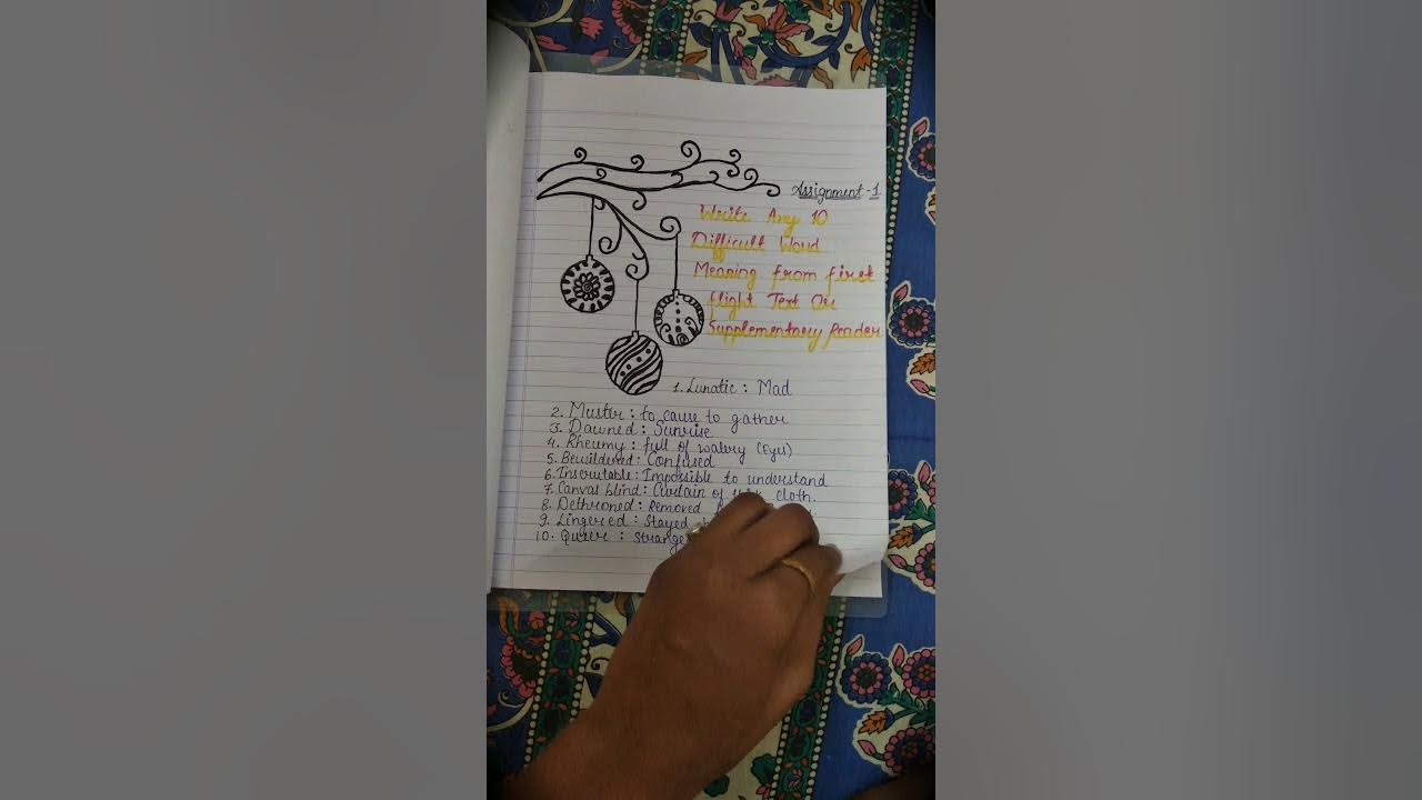 CLASS 10 ENGLISH ASSIGNMENT - YouTube