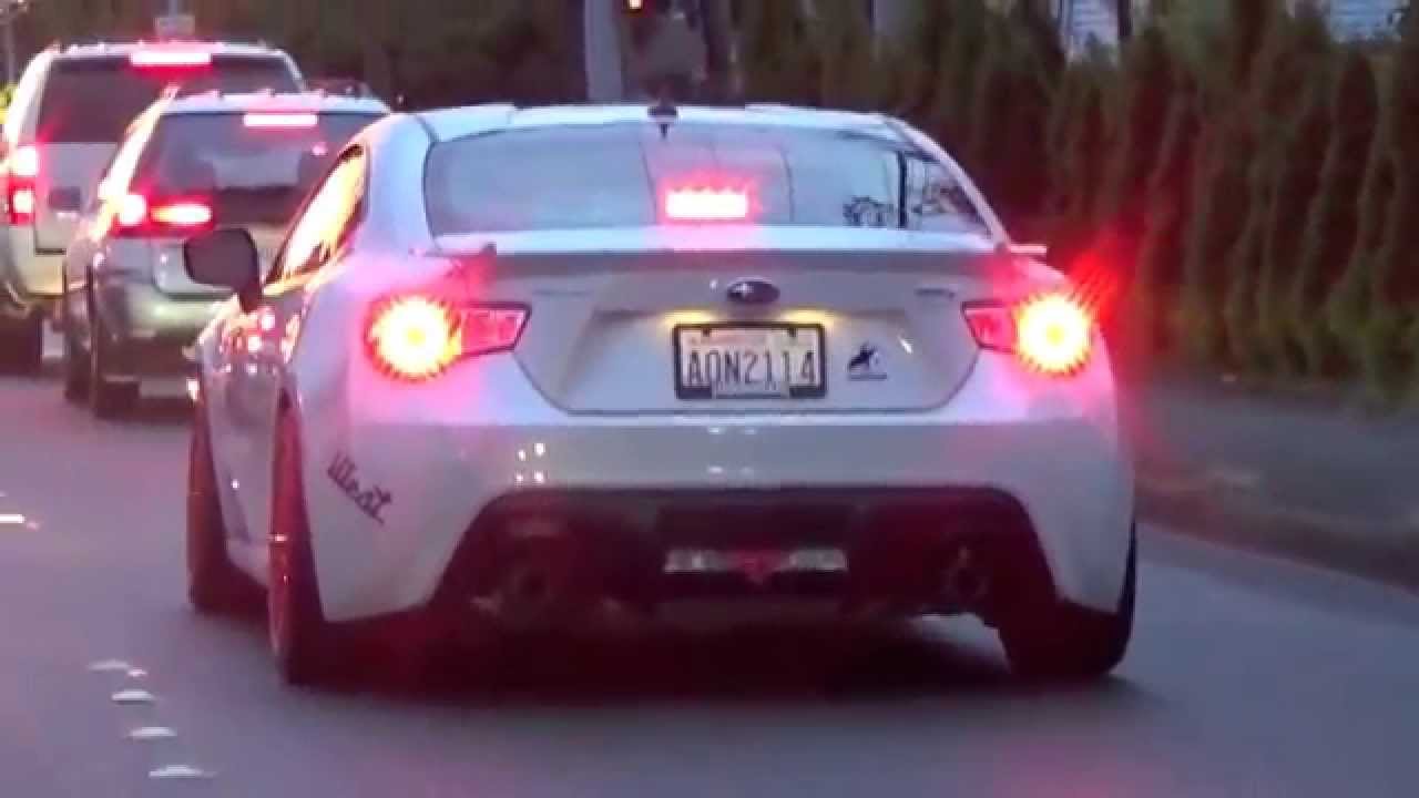 Subaru BRZ With Awesome Orange Rims! - YouTube