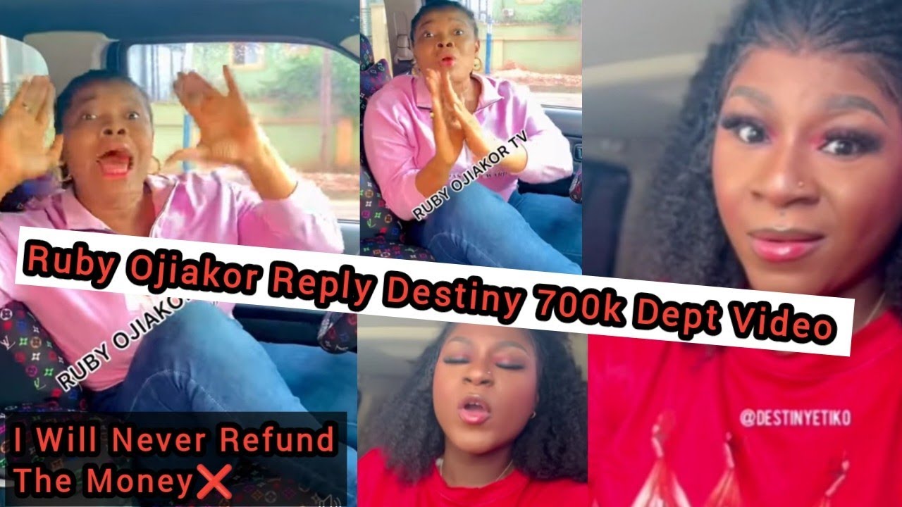 Ruby Ojiakor Reply Destiny Etiko 700k Dept Video "I won't Refund Carry Your Liposuction Yansh ...