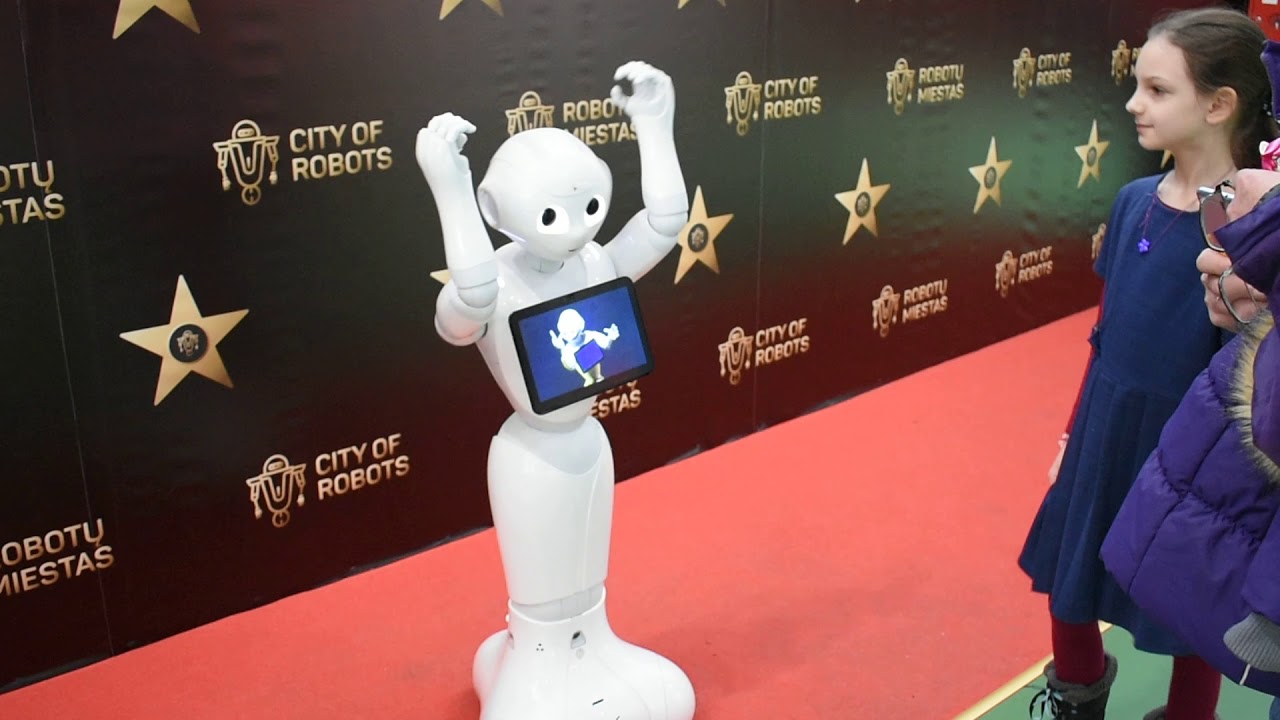 Pepper robot dancing example - YouTube
