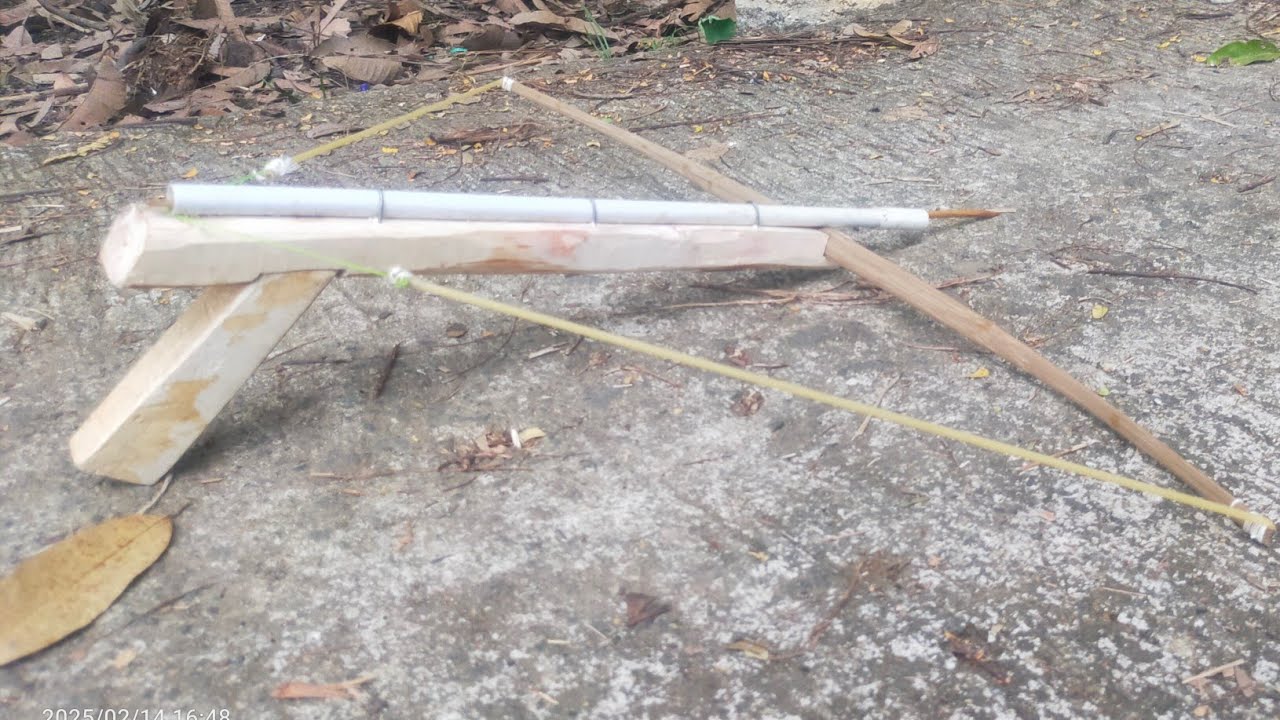 DIY Slingshot - cara membuat panah tembak sederhana dari Bambu dan kayu ...