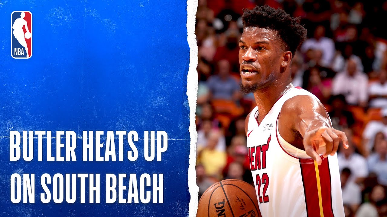 Jimmy Butler Drops 21 PTS In Heat Debut! - YouTube