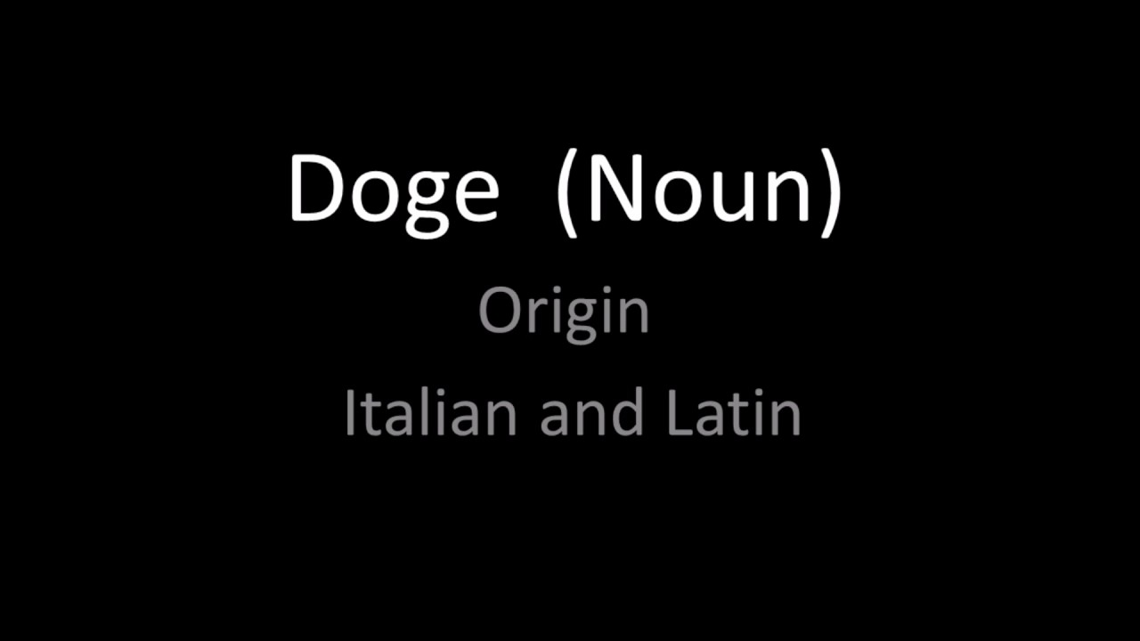 Doge Pronunciation and meaning GRE/CAT word easy way - SSC Words 15 ...