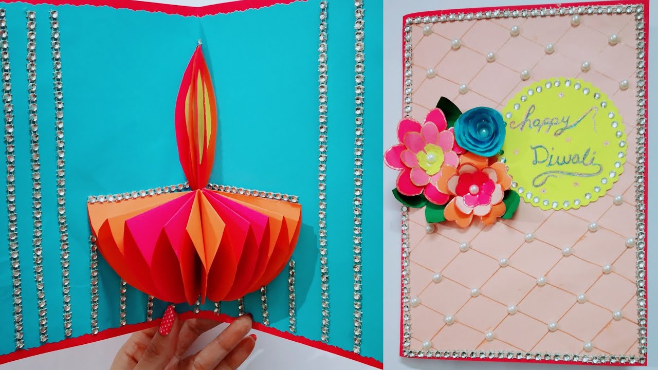 Beautiful Handmade Pop Up Greeting Card for Diwali | Craft Nifty ...