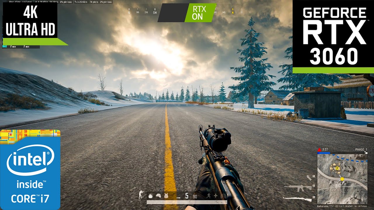 PUBG : RTX 3060 12Gb +i7 10700K ( 4K Ultra Realistic Graphics ) - YouTube