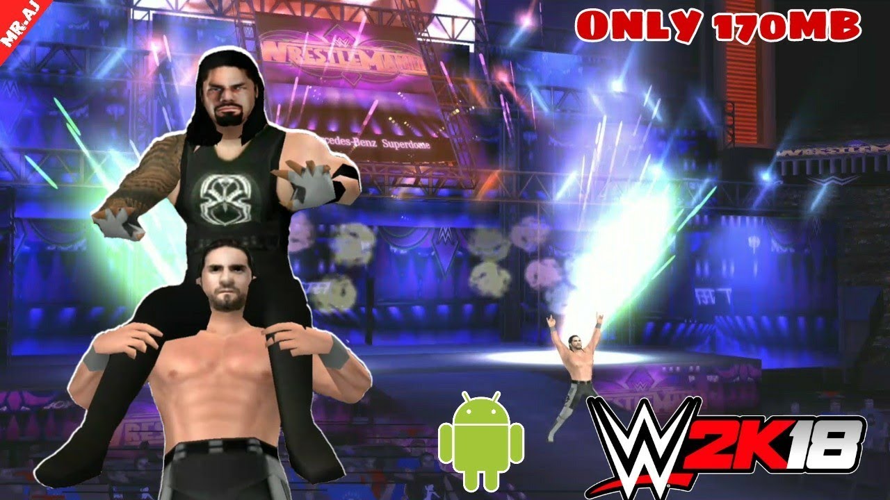 WWE 2K 18 PATCH ONLY 170 MB FOR ANDROID AND PSP BY MR.AJ - YouTube