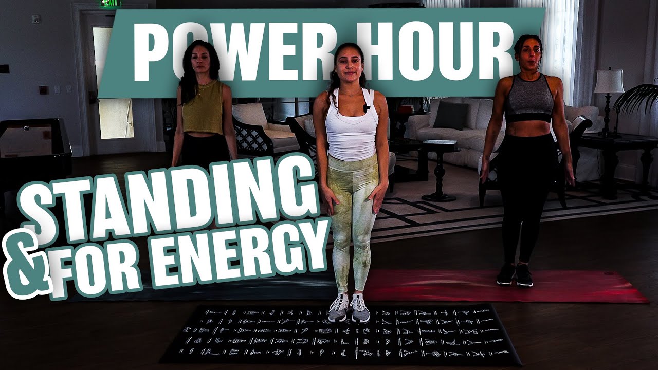 Standing 5 Minute "Power Hour" For ENERGY! | BIG Calorie Burner! - YouTube