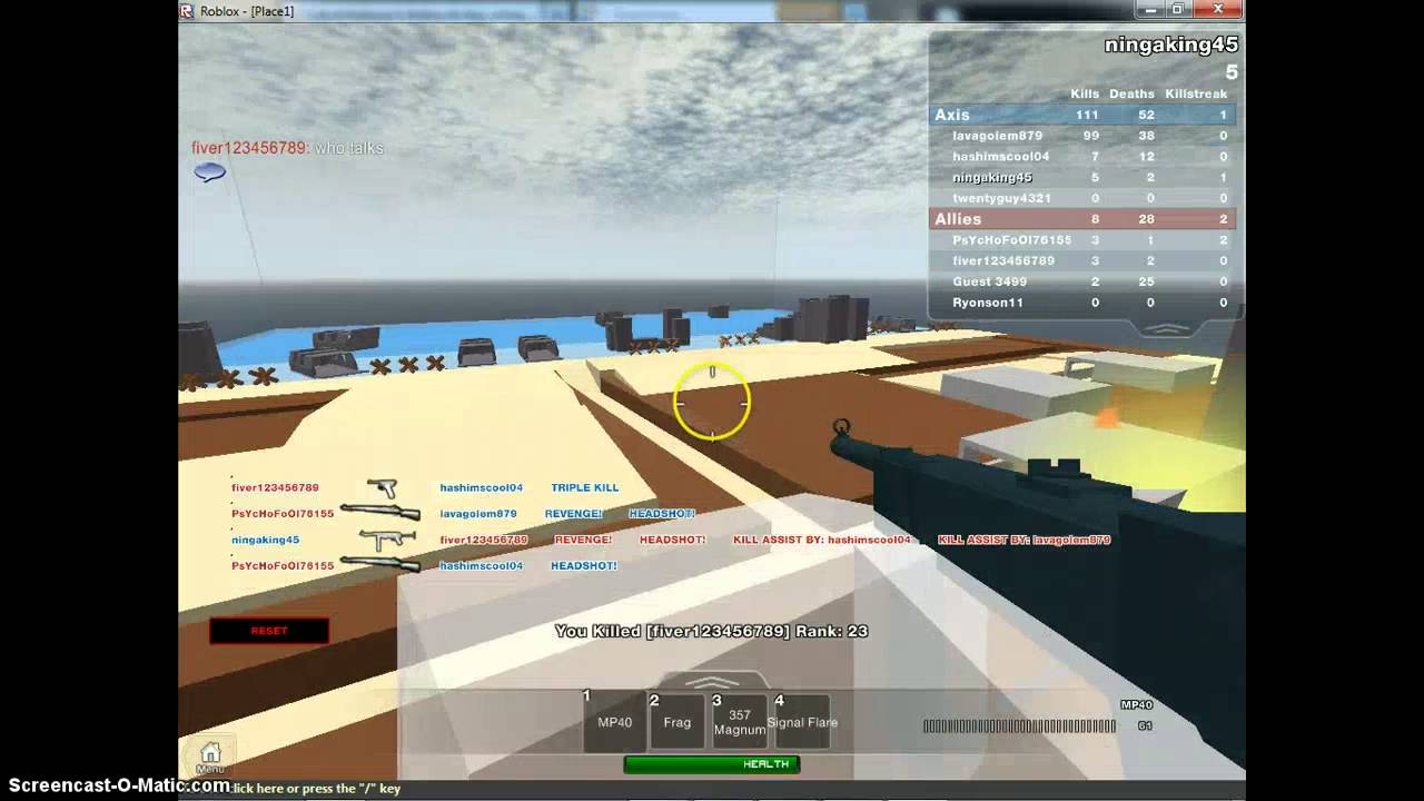 roblox game : call of robloxia 5-roblox at war - YouTube