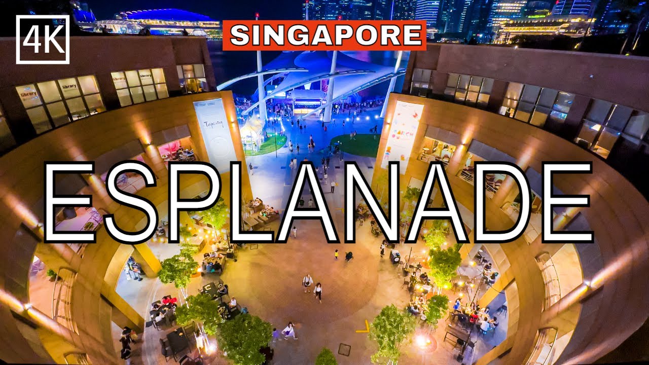 Singapore City Night View: A Stunning Visual Journey Of Esplanade Theatre 2023 - YouTube