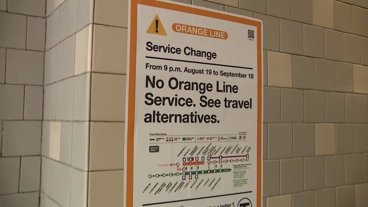 MBTA riders question shuttle bus plan during Orange Line shutdown - YouTube