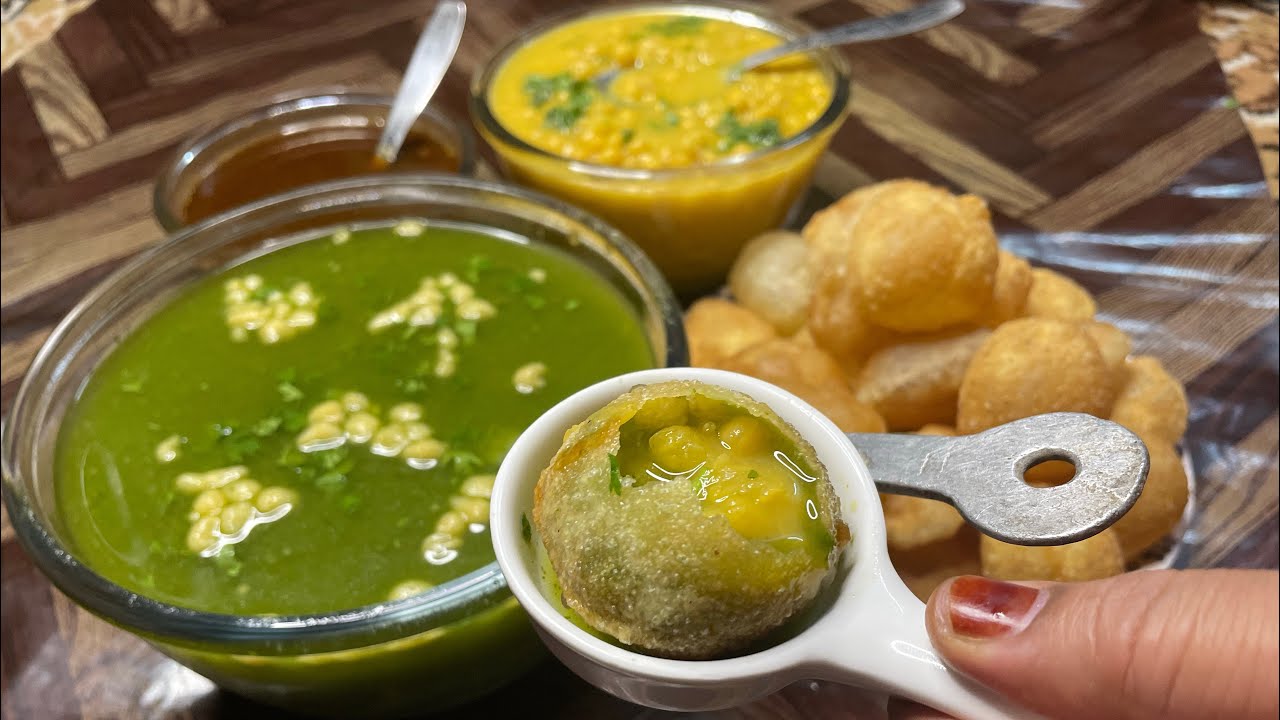 Pani puri recipe | crispy puri recipe | golgappa recipe | puchka pani ...