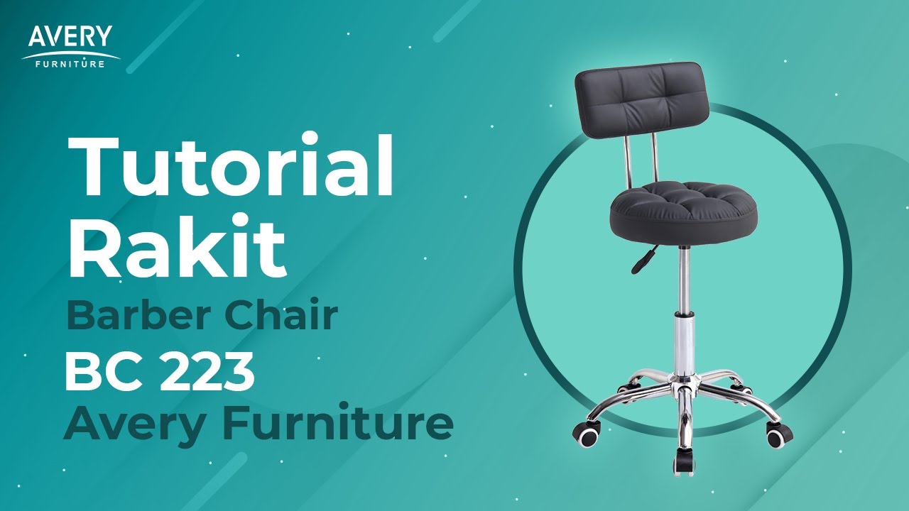 TUTORIAL RAKIT‼️ BARBER CHAIR BC 223 AVERY FURNITURE - YouTube