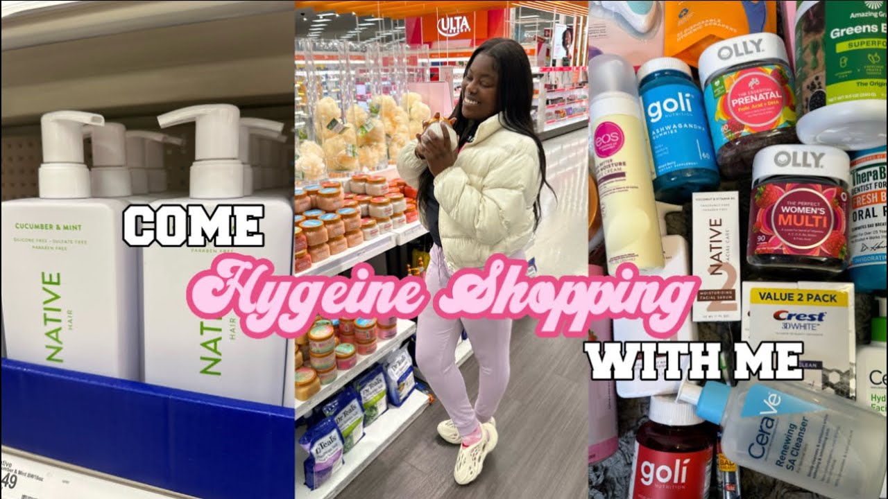 come hygiene shopping with me at target! self care essentials, hair ...