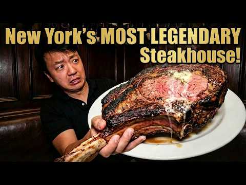 GREATEST STEAK EVER?! Eating at the MOST LEGENDARY Steakhouse in New York City