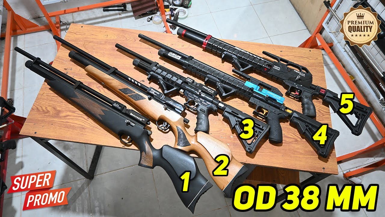 Rekomendasi senapan angin pcp tabung od 38 mm harga termurah 2023 - YouTube