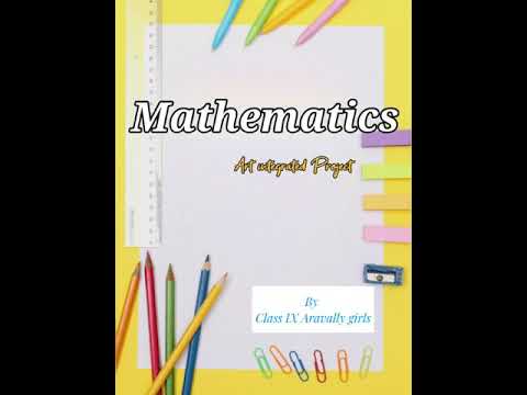 Art integrated project 9 maths Jnv kozhikode - YouTube
